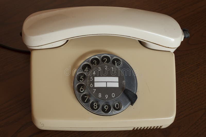 Old beige phone stock image. Image of retro, symbol - 118922045