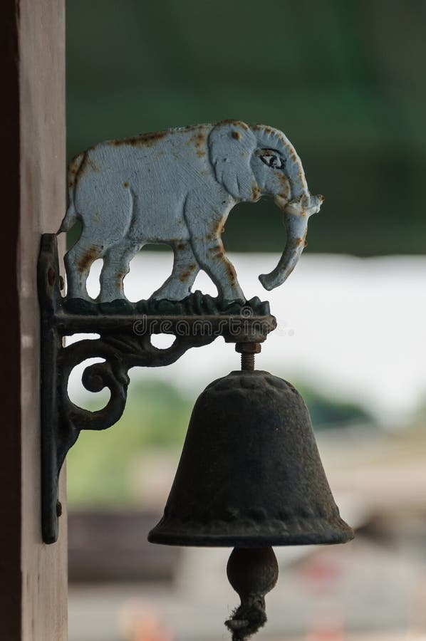 Old bell elephant shape stock photo. Image of church - 71364756