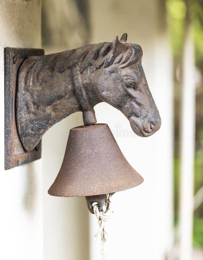 The Old Bell in Front of the House is a Horse. Stock Image - Image of ...
