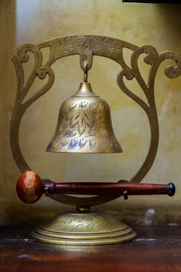 Old bell stock image. Image of doorbell, decoration, metal - 59845585