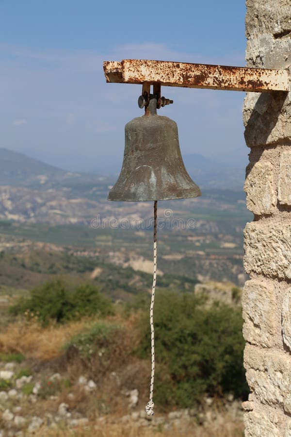 Old bell stock photo. Image of church, suspended, outside - 48711868