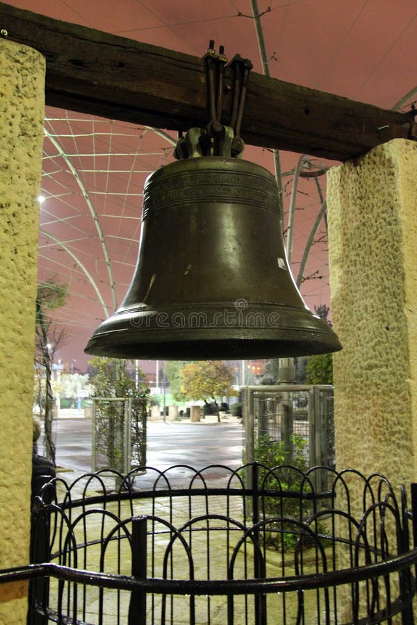 Old Bell at the Park. Jerusalem Editorial Stock Image - Image of park ...