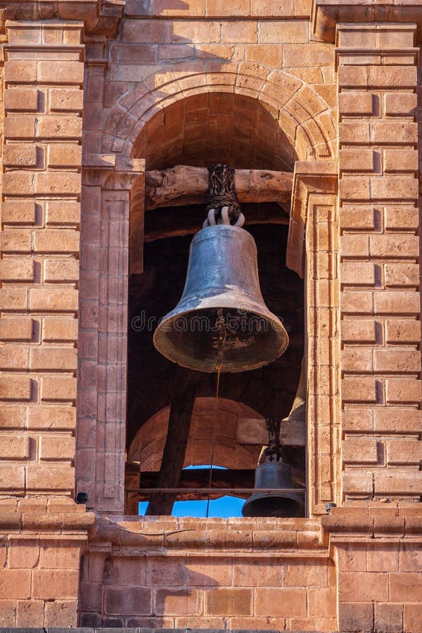 Bell Arch In Mexican Villiage Stock Image - Image of tower, mexico: 7003577
