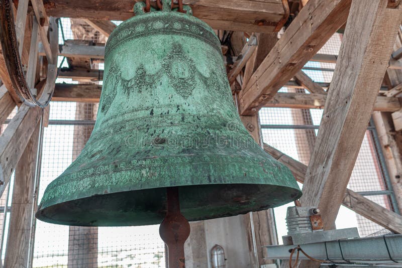Old Bells in the Bell Tower. Stock Photo - Image of city, orthodox ...