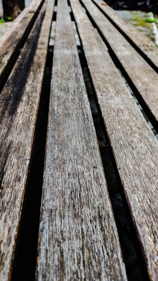 Old Bench Texture at Backyard Stock Photo - Image of symmetry, wood ...