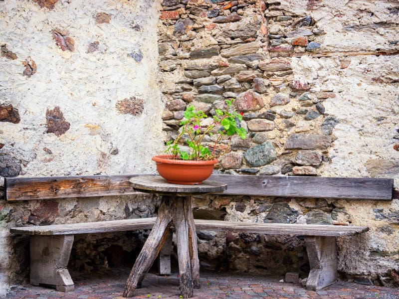 Old bench stock photo. Image of object, park, chair, brick - 31550170