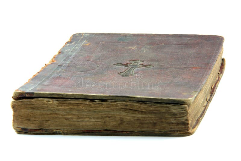 Old bible isolated stock image. Image of antique, cover - 4685135