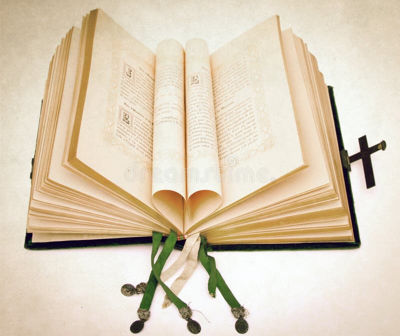 Old bible stock image. Image of beautiful, heart, symbol - 73958821