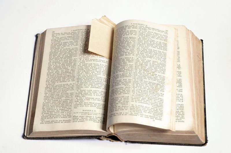 Old Bible stock image. Image of antique, reading, isolated - 36735595