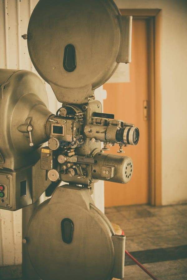 Old big cinema projector stock photo. Image of projector - 234362254