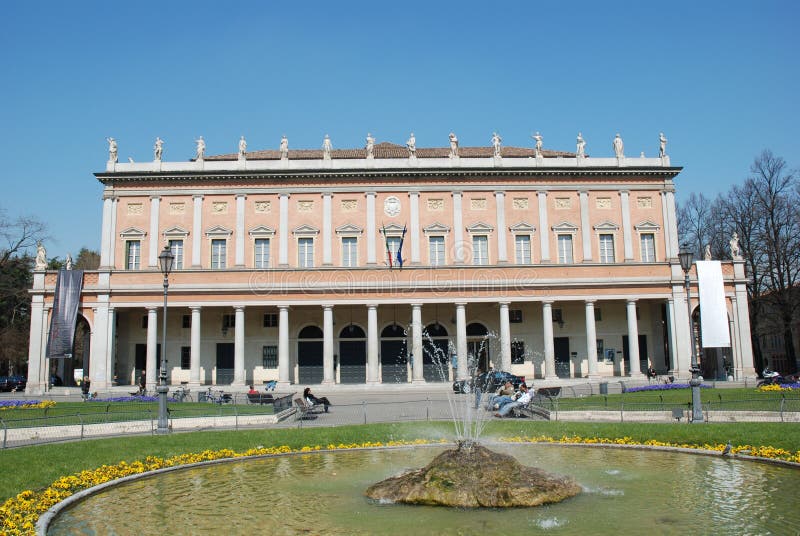 Old Big Dramatic Theatre stock image. Image of academic - 2144359