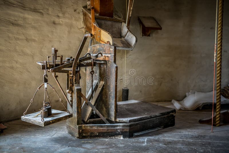 Old big scale stock image. Image of weight, antik, gram - 37125779