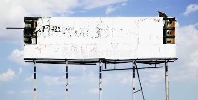 Old Billboard stock image. Image of derelict, advertising - 3106289