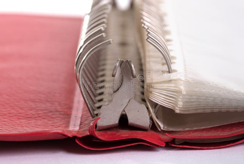 Old binder folder isolated stock photo. Image of papers - 144256006