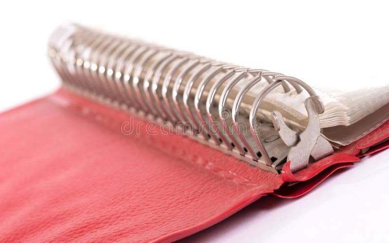 Old binder folder isolated stock photo. Image of blank - 144256010