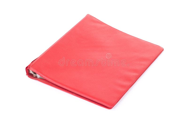 Old binder folder isolated stock photo. Image of blank - 144256010