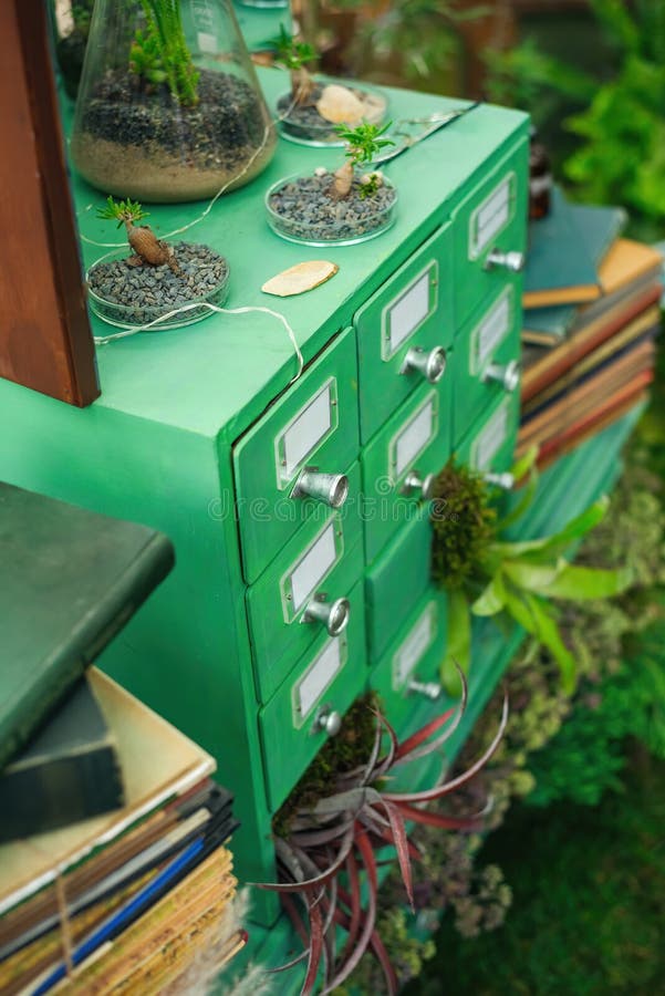 Old Biological Laboratory. Retro Style Stock Image - Image of locker ...