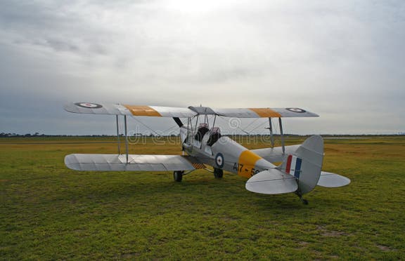 Old biplane stock image. Image of biplane, aeroplane - 22399945