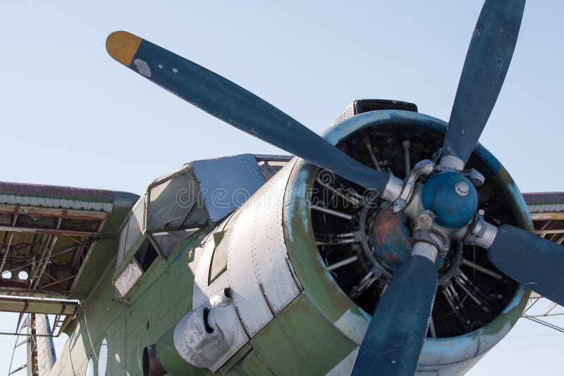 Old biplane stock photo. Image of transport, obsolete - 28875488