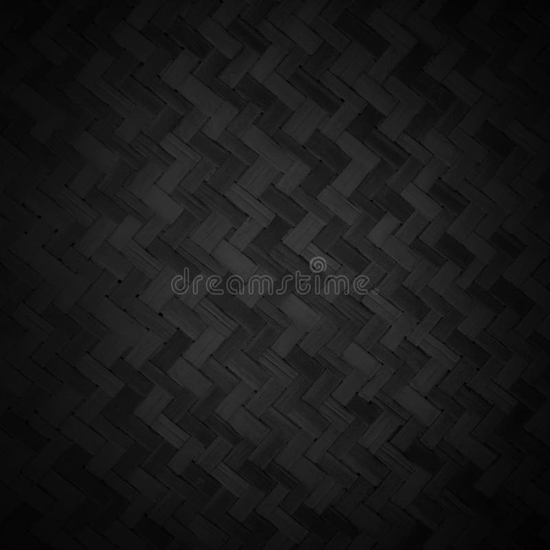 Old Black Bamboo Weave Texture Background, Pattern of Woven Rattan Mat ...