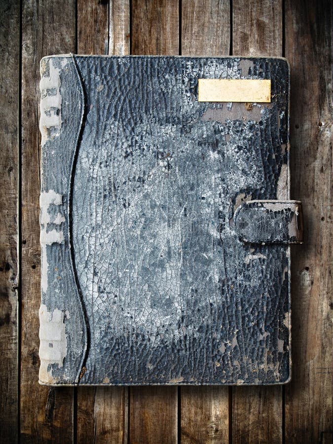 Old black binder stock image. Image of wooden, grunge - 16281967