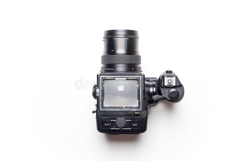 Old black camera isolated stock photo. Image of optics - 69155902