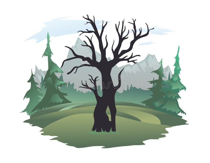 Forest Clearing Vector Stock Illustrations – 531 Forest Clearing Vector ...