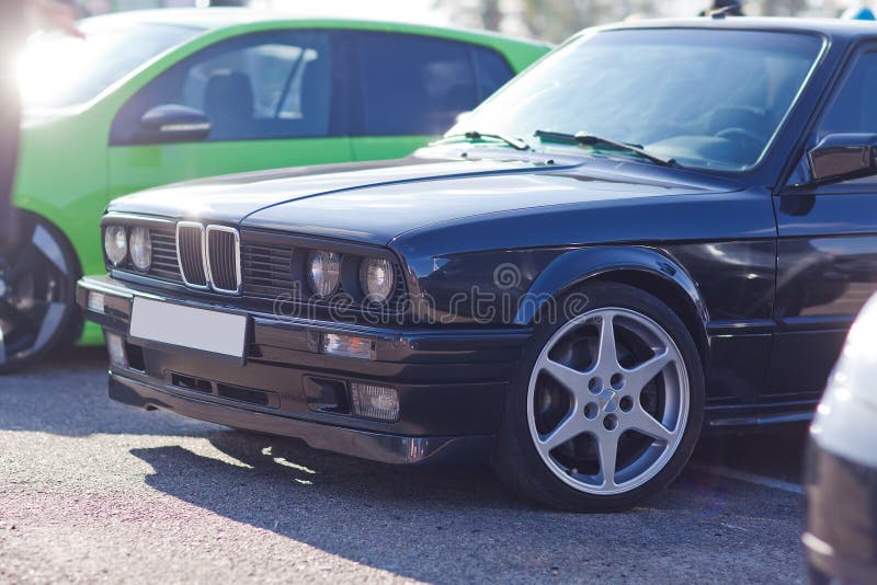 Two old German sport cars stock photo. Image of revival - 31957894