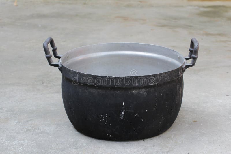 Old black pot stock photo. Image of single, smoky, background - 68950044