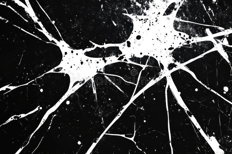 Grunge Cracked Concrete Wall with Vintage Scribble Texture Stock Photo ...