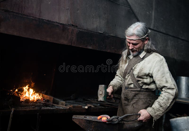 Old Blacksmith Forges Detail in the Smithy Stock Photo - Image of ...