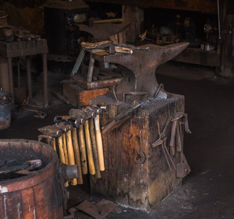 Old Blacksmith Tools Stock Photo - Image: 43310941