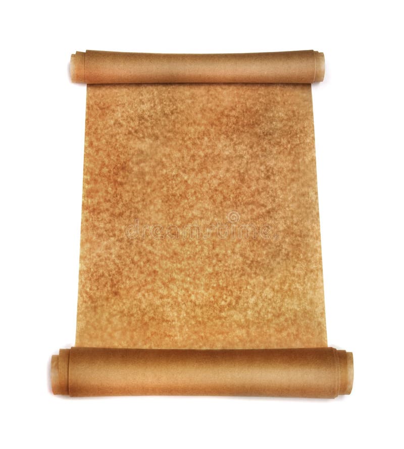 Scroll 2 stock image. Image of manuscript, antique, papyrus - 10622559