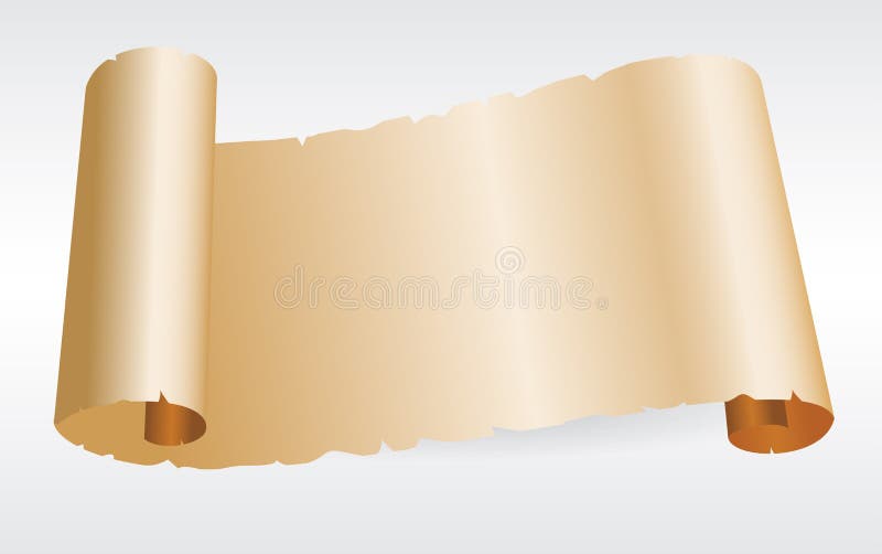 Old blank paper script. stock vector. Illustration of library - 80303509