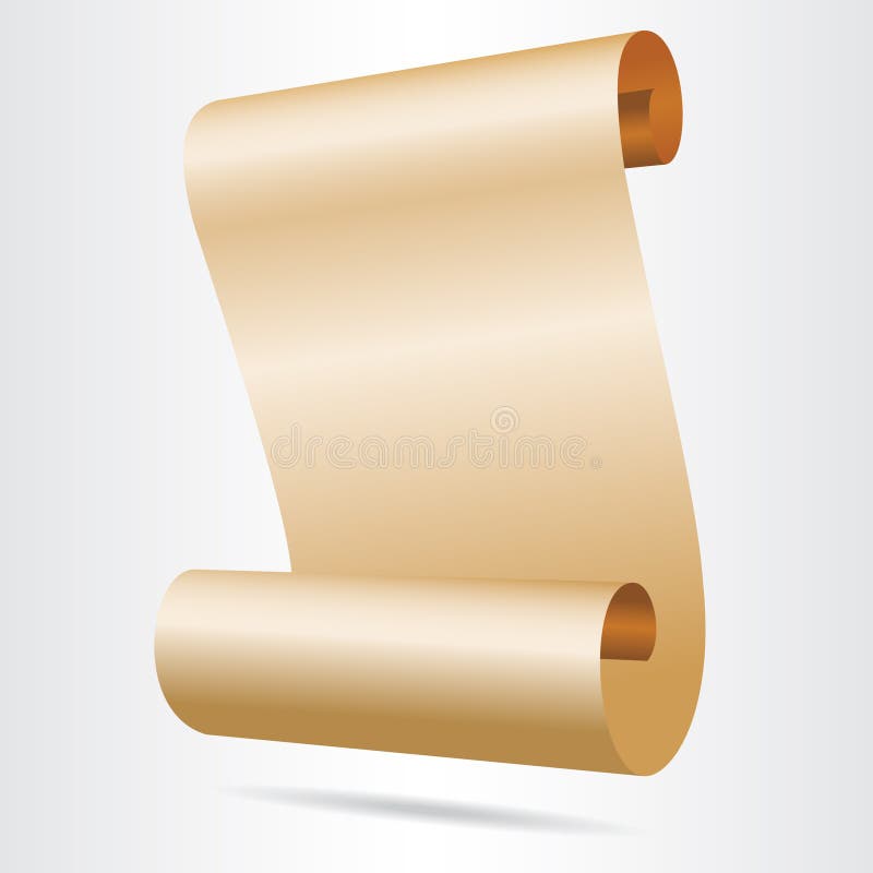 Old blank paper script. stock vector. Illustration of torn - 80303510