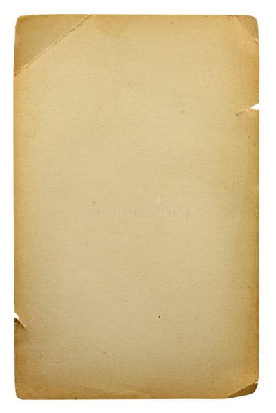 Old blank sheet of paper stock photo. Image of edge, burnt - 5817466