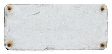 Old Blank Sign stock photo. Image of plate, vintage, white - 24668412