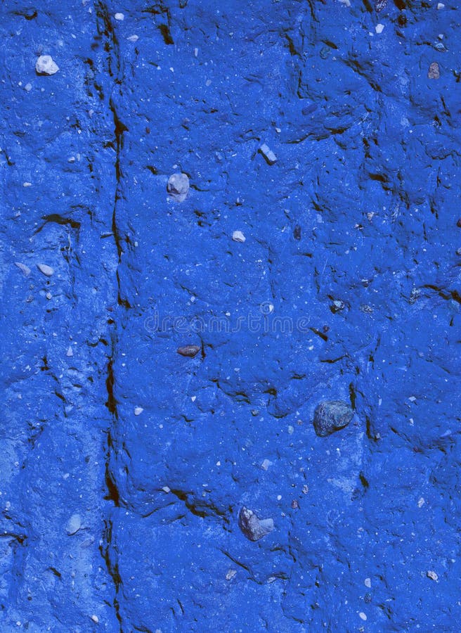 Old Blue and Aged Wall Background Stock Image - Image of grunge, rough ...