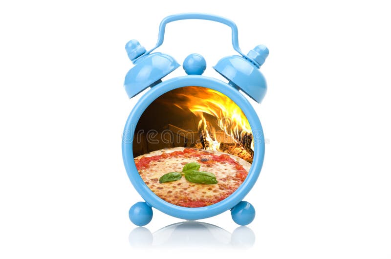 Old blue alarm clock stock photo. Image of retro, clock - 31367534