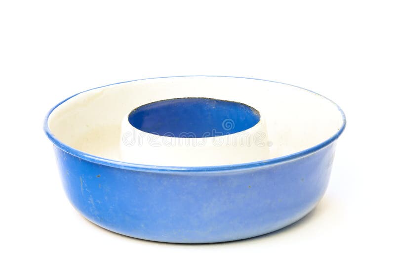 Old blue baking tin stock image. Image of rustic, cake - 52043751