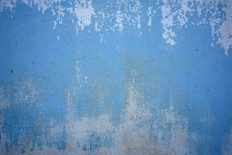 Old Blue Color on the White Primer. Stock Photo - Image of snow, color ...