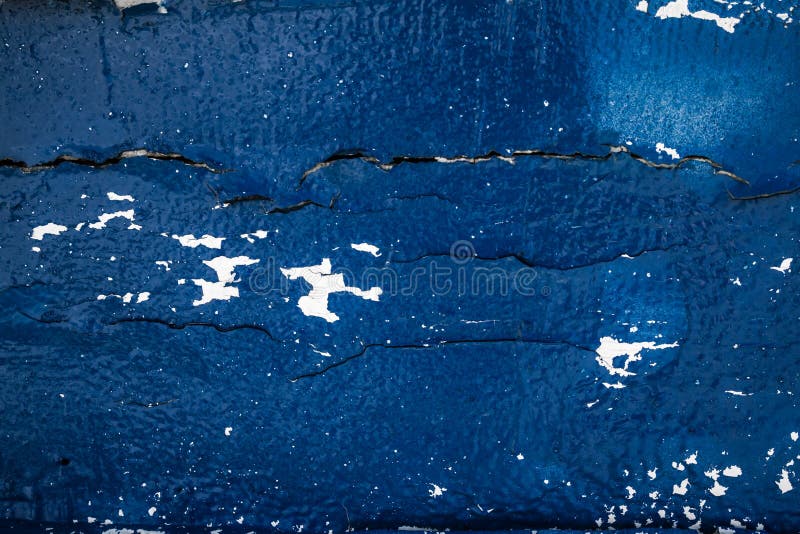 Old Blue Cracked Wall Background Stock Photo - Image of detail ...