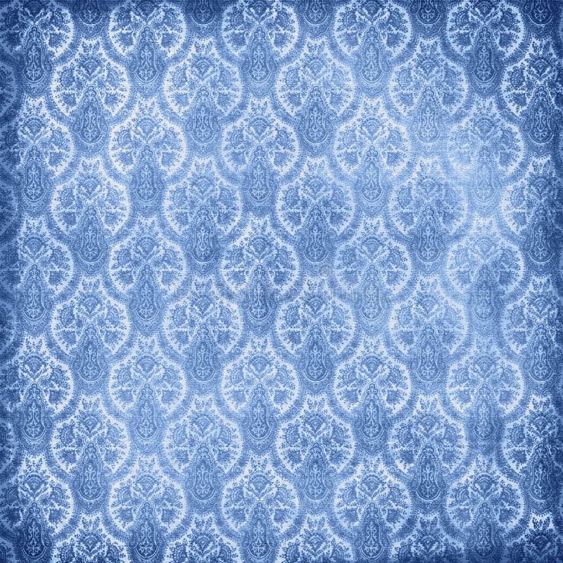 Old blue damask stock illustration. Illustration of abstract - 9212475