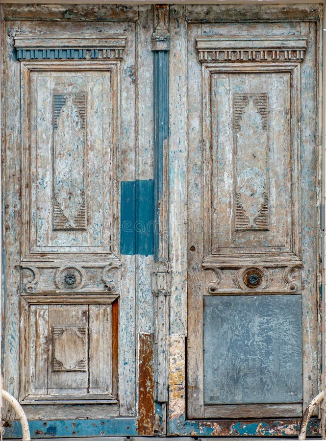 Old blue door stock photo. Image of architecture, distressed - 245208764