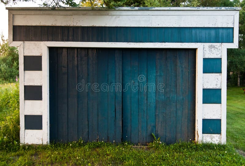 Garage in nature stock photo. Image of colorful, rural - 30090724