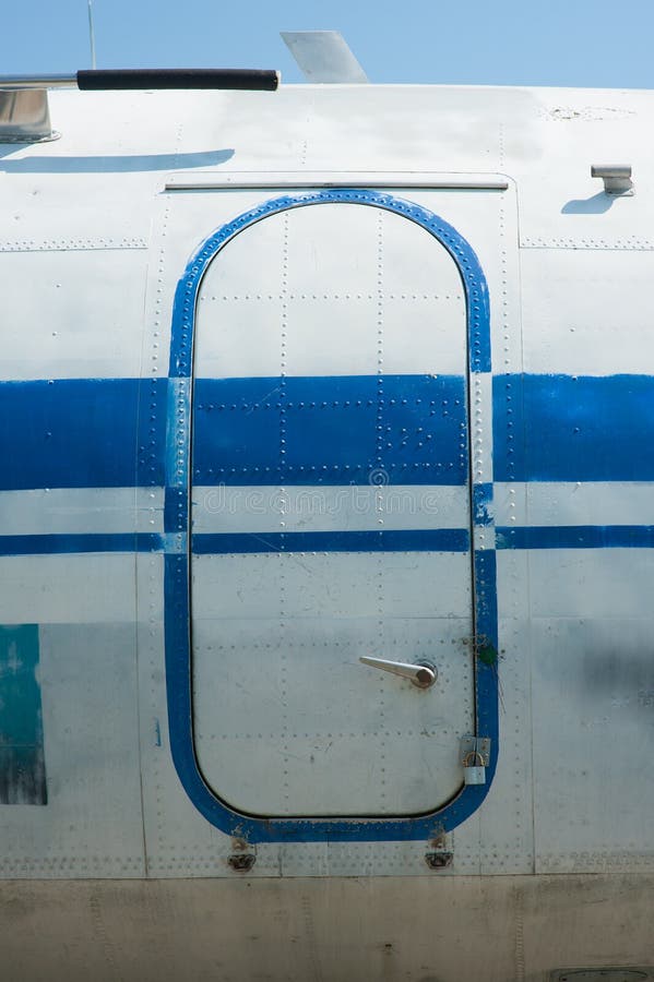 Aircraft door and steps stock photo. Image of fuslage - 19653586