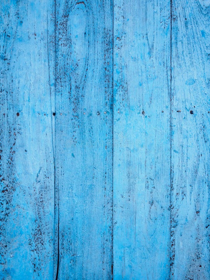 Old Blue Painted Timber Wood Texture Stock Photo - Image of floor ...