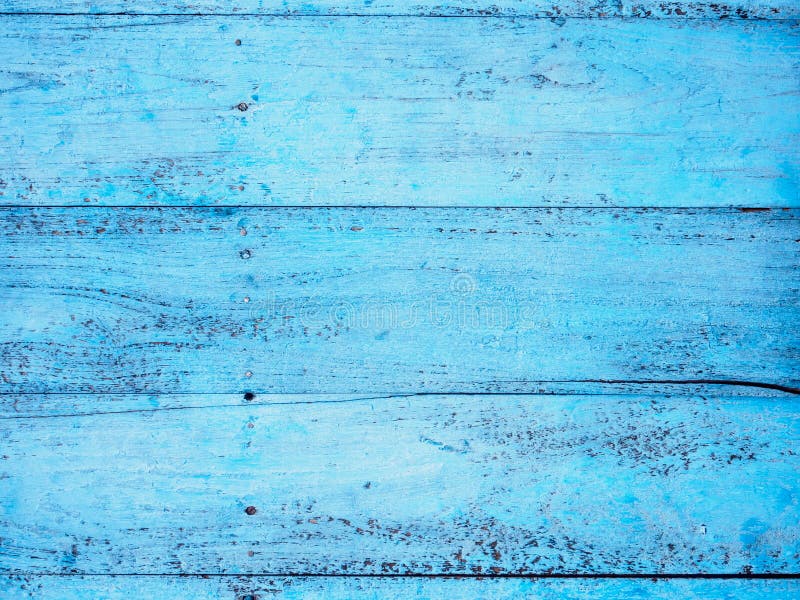 Old Blue Painted Timber Wood Texture Stock Photo - Image of material ...