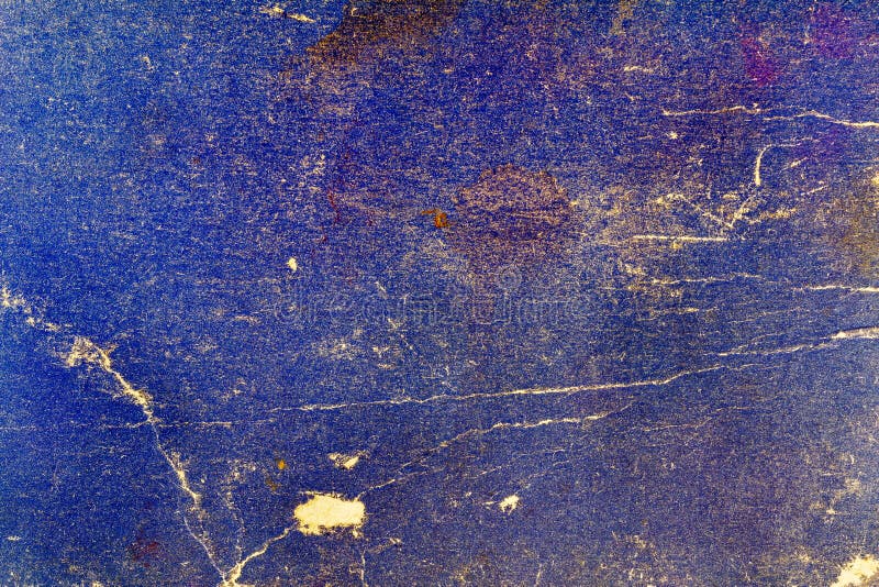 Old Blue Paper Texture with Cracks and Stains. Abstract Background ...