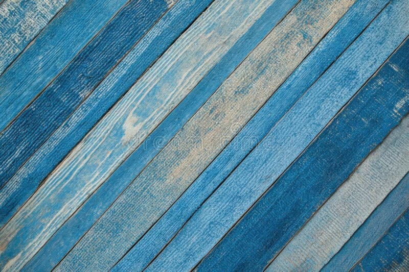 Old Blue Planks Create a Rustic Ambiance and Distressed Aesthetic Stock ...